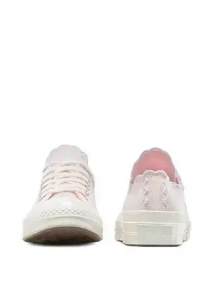 CONVERSE Chuck 70 Embroidered Scalloped-edge Sneakers