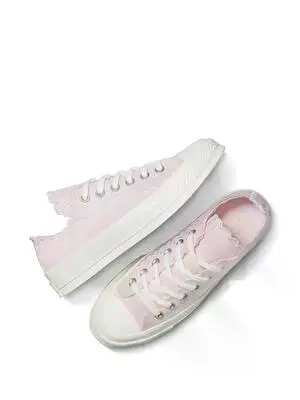 CONVERSE Chuck 70 Embroidered Scalloped-edge Sneakers