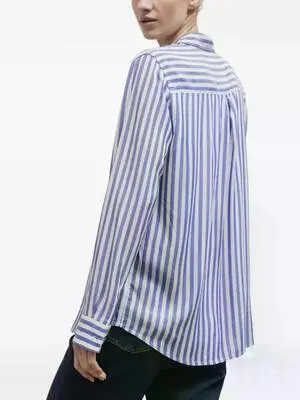 Rails Wren Striped Long-sleeve Shirt - Blue