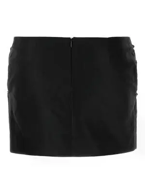 Magda Butrym Rose-embellished Mini Skirt