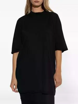 Rick Owens Short-sleeve Draped-hemline Top