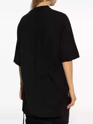Rick Owens Short-sleeve Draped-hemline Top