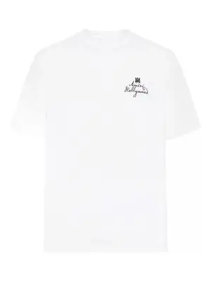 Amiri Embroidered-logo T-shirt - White