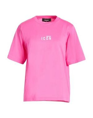 Dsquared2 Cotton Logo Print T-shirt - Fuchsia