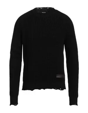 Dsquared2 Military Wool Sweater - Black