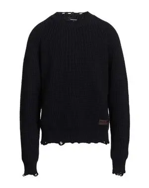 Dsquared2 Military Wool Sweater Blue