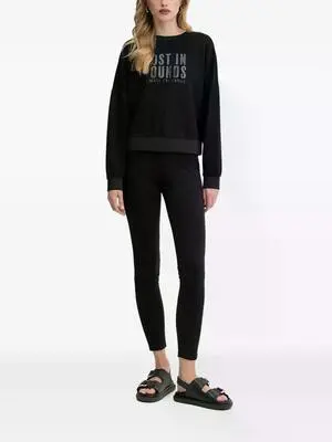 Armani Exchange Ribbed Crew-neck Sweatshirt