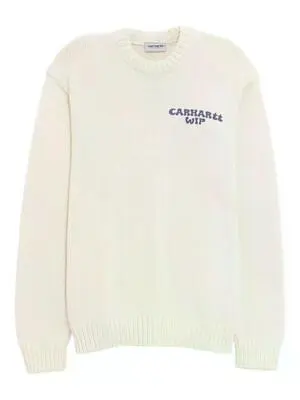 Carhartt Work In Progress Anglistic Logo-print Sweater - White