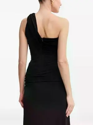 Herve Leger One-shoulder Ring Top