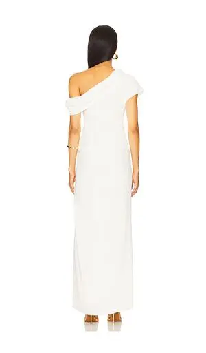 Simkhai Kally Draped Midi Dress - Ivory