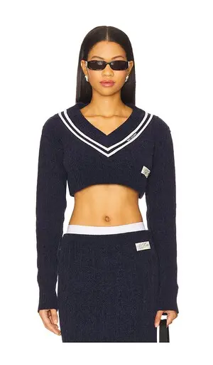 We11Done Cable Cropped Sweater