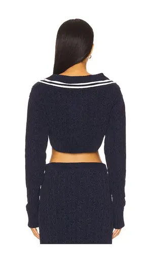 We11Done Cable Cropped Sweater