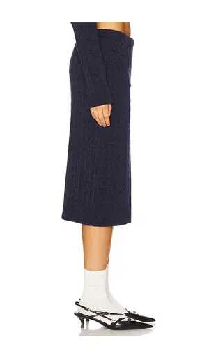 We11Done Cable Knit Midi Skirt