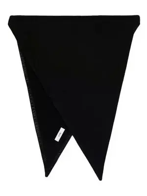 RIER Triangular Scarf - Black