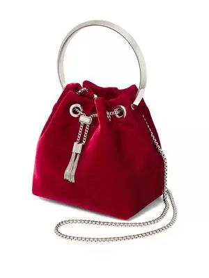 JIMMY CHOO Bon Bon Ring-top Bucket Bag