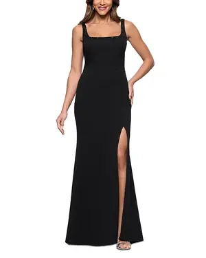 Sleeveless Black Evening Gowns
