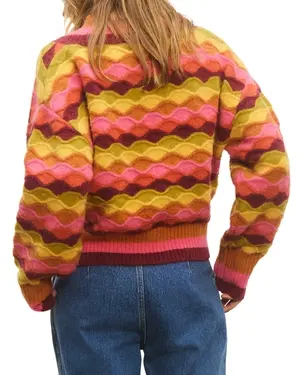 ALEMAIS Rocco V-neck Sweater - Multi