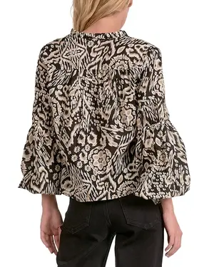 Elan Bubble Sleeve Top