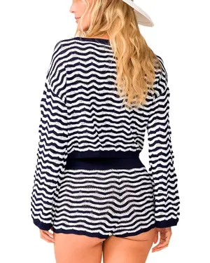 PQ Palmer Top Swim Cover-up