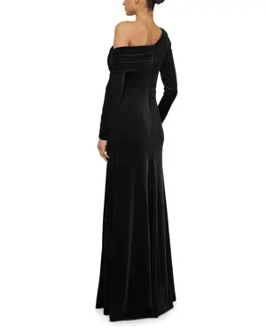 Theia Katniss One-shoulder Gown