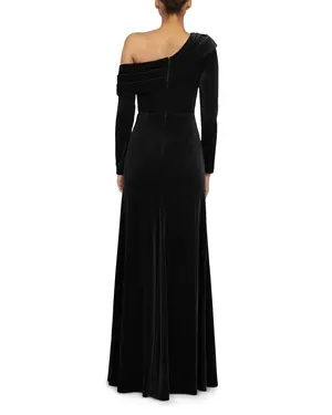 Theia Katniss One-shoulder Gown