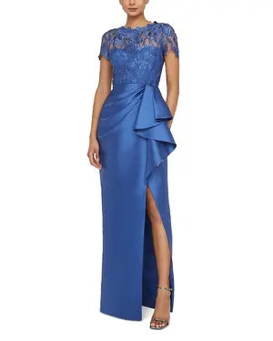Theia Frill Evening Dresses