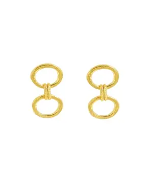 OTTOMAN HANDS Tesoro Chain Drop Earrings - Gold