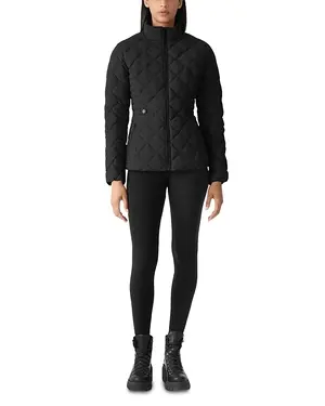 Mackage Diamond Quilted Down Puffer Jacket - Black