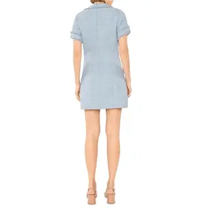 Likely Lenetta Tweed Fringe Trim Dress