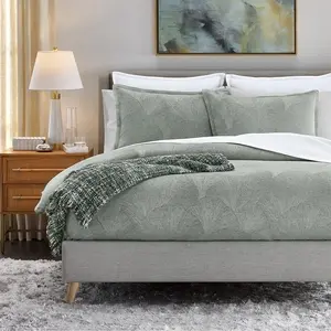 HUDSON PARK COLLECTION Gingko Strie Duvet Cover, King Exclusive