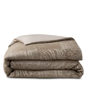 HUDSON PARK COLLECTION Textured Inlay Duvet Cover, Full/queen Exclusive - Truffle Brown