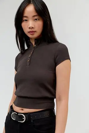 Geel T-shirt Tops