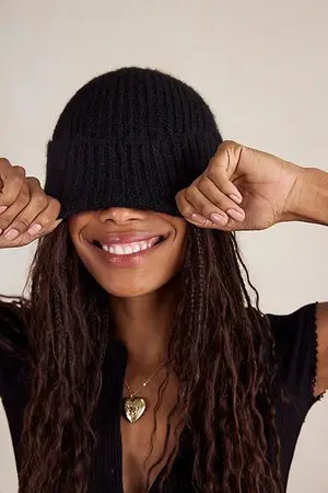 Free People Frostline Beanie Black