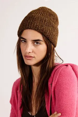 Free People Frostline Beanie Chocolate