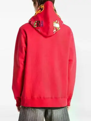 A BATHING APE Tiger-embroidered Zip-up Hoodie