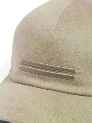 Zegna Embroidered-motif Cap - Neutrals