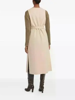 YVES SALOMON Double-sided Belted Gilet