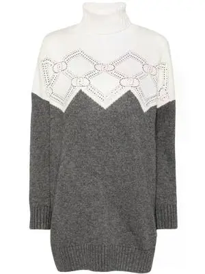 Liu Jo Rhinestone-logo Sweater