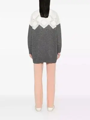 Liu Jo Rhinestone-logo Sweater