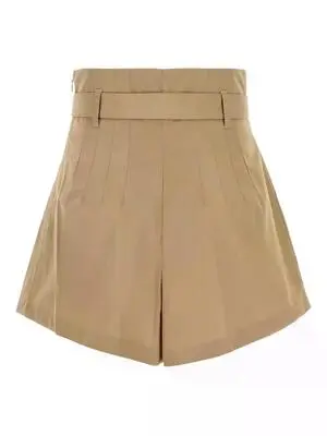 Prada Belted Pleated Shorts
