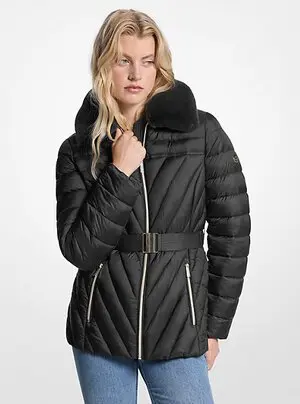 Michael Kors Trimmed Outerwear For Women