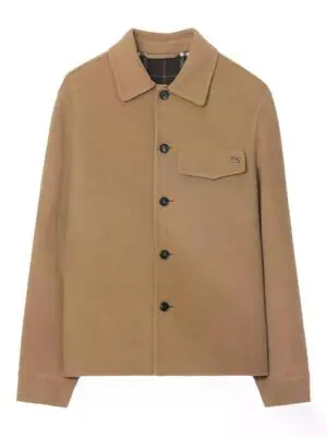 Burberry Button-closure Wool Overshirt
