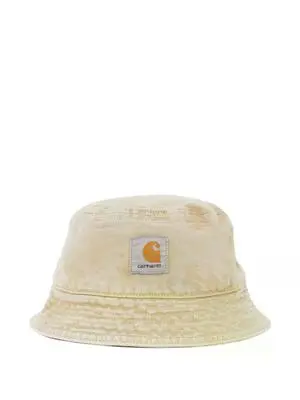 Carhartt Work In Progress Logo-patch Bucket Hat - Neutrals