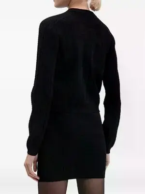 Balmain V-neck Buttoned Cardigan - Black