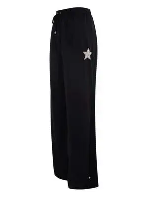 Lorena Antoniazzi Star-embellished Track Pants - Black