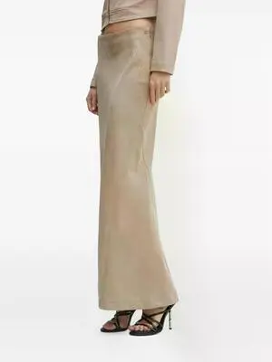 Guess Maxi Skirt With Side Seam Detail
