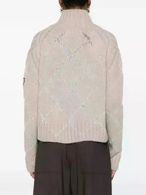 Ermanno Scervino High-neck Alpaca-blend Sweater