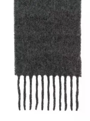 Our Legacy Estate Fuzzy Fringe Scarf - Grey