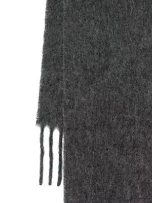 Our Legacy Estate Fuzzy Fringe Scarf - Grey