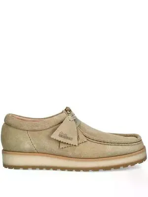 Clarks Suede Lace-up Shoes - Neutrals